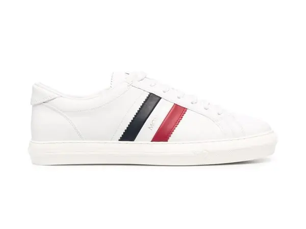 Moncler Monaco Sneakers - White/navy Blue/red