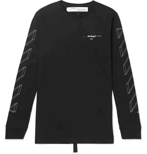 Off-White 3d Marker Diag Long Sleeve T-shirt