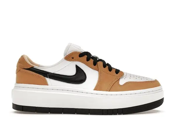 JORDAN 1 Elevate Low Rookie Of The Year Sneakers - Golden Harvest/black/white