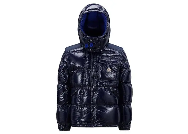Moncler Karakorum Ripstop Short Down Jacket - Blue (i20911a00149596077a9)