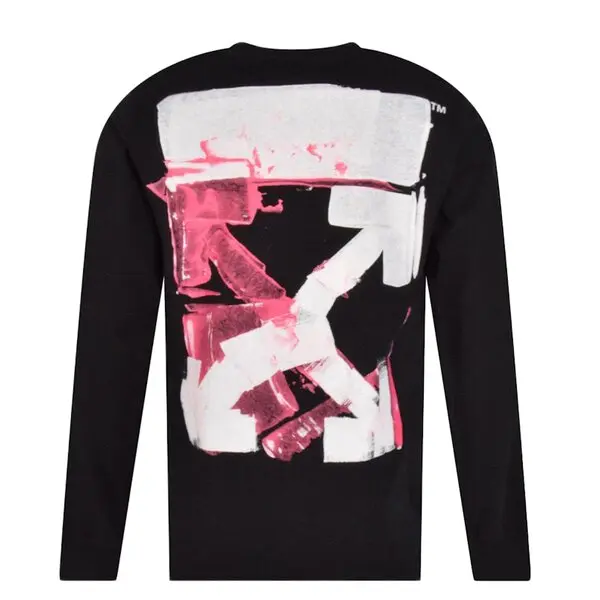 Off-White Acrylic Arrow Long Sleeve T-shirt