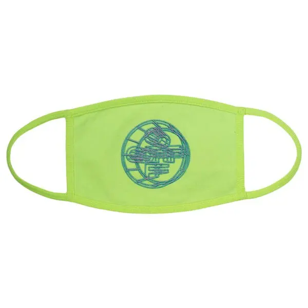 Off-White 3d Crossed Face Mask - Fluo Yellow