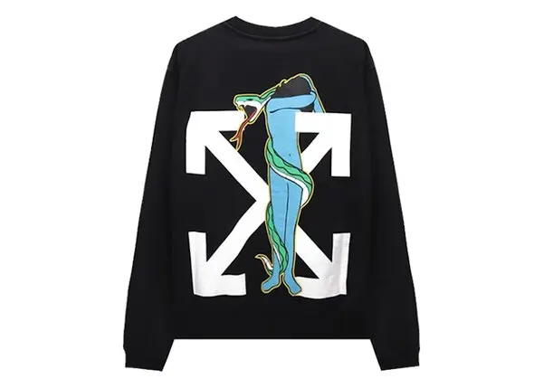 Off-White Adam Eve Slim Fit Sweatshirt - Black