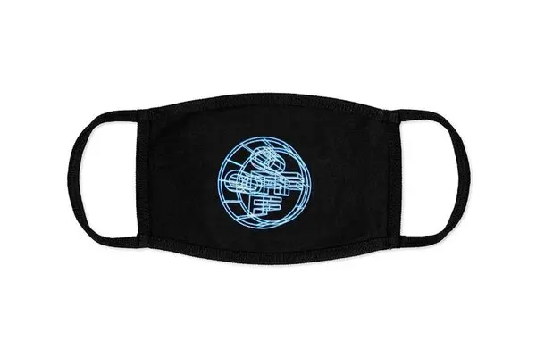 Off-White 3d Crossed Off Face Mask - Black