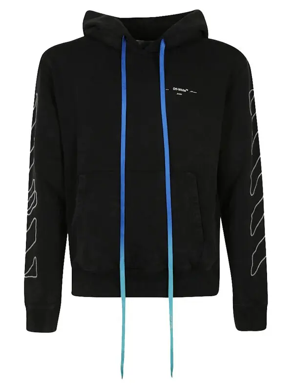 Off-White Abstract Arrows Embroidered Hoodie