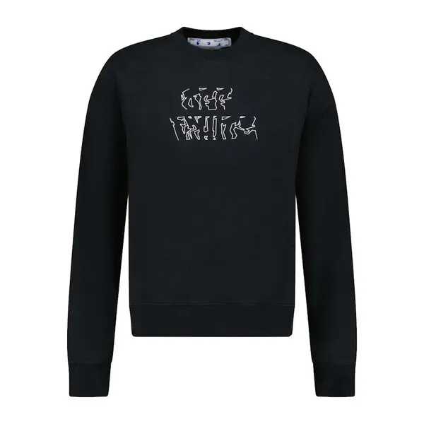 Off-White Arrow Print Sweatshirt - Black