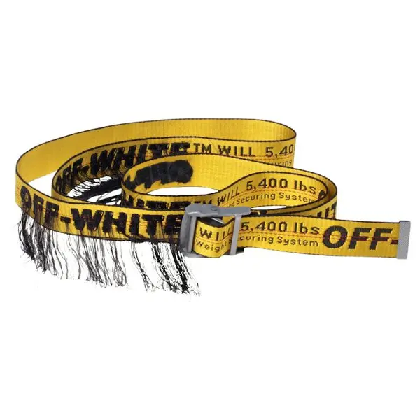 Off-White Artisan Industrial Belt - Yellow/black