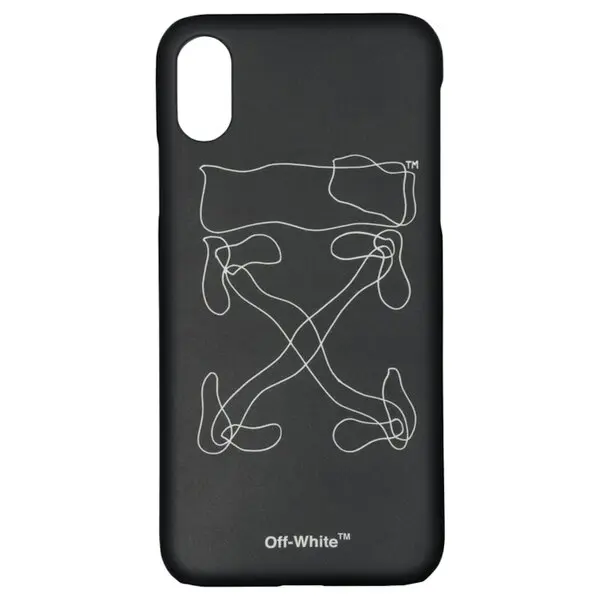 Off-White Off Off Abstract Arrows Iphone Xs Max Casein - Black/white