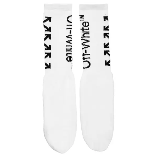 Off-White Arrow Socks - White/black