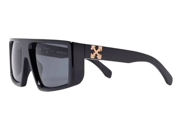 Off-White Alps Oversize Sunglasses - Black/black Tint