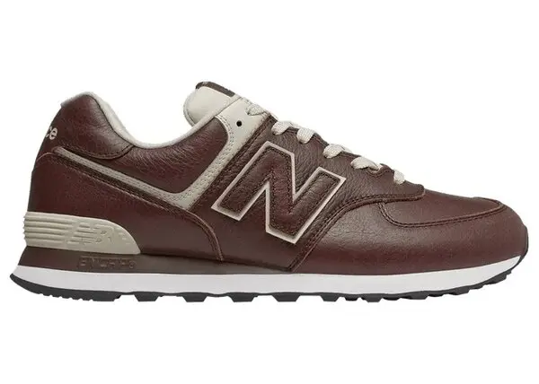 NEW BALANCE 574 Leather Sneakers
