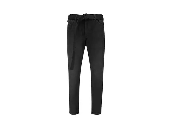 Off-White Slim Fit Low Crotch Jeans - Black