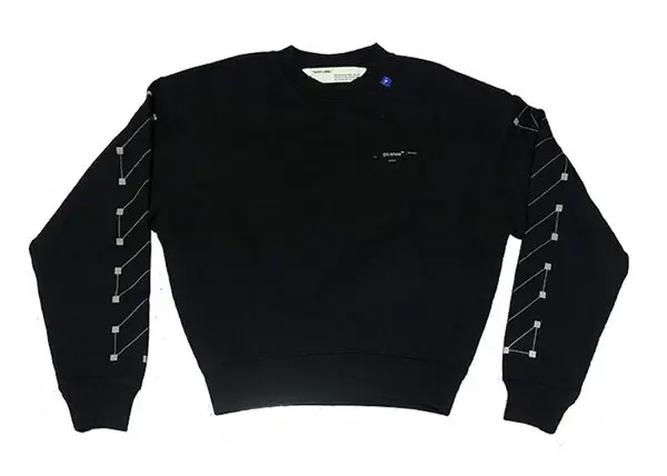 Off-White Backbone Arrows Crewneck Sweatshirt - Black