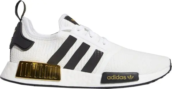 Adidas Nmd_r1 Sneakers - Cloud White/core Black/gold Metallic