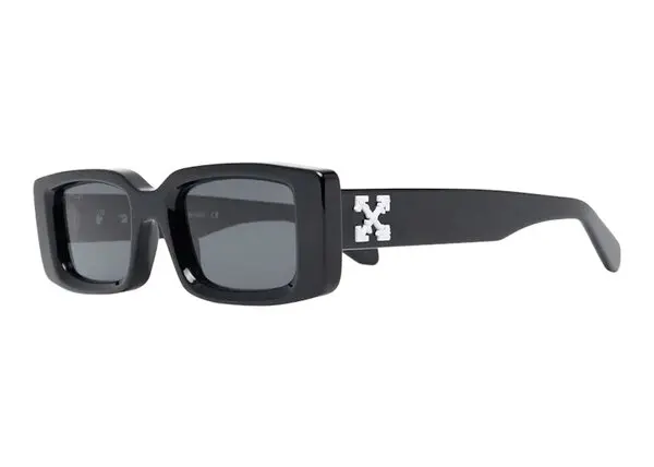 Off-White Arthur Square Frame Sunglasses - Black/white Ss22 (oeri016c99pla0011007)