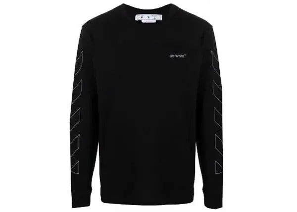 Off-White Diag Outline Long Sleeve T-shirt
