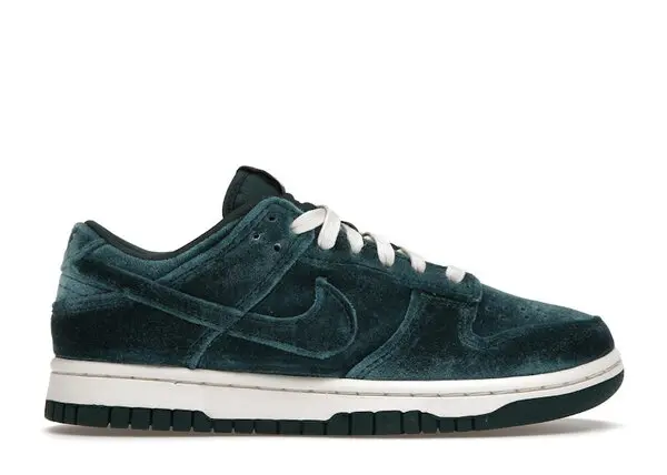Nike Dunk Low Velvet Teal Sneakers