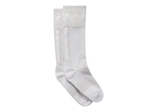 Moncler X Adidas Originals Logo Socks - Optical White