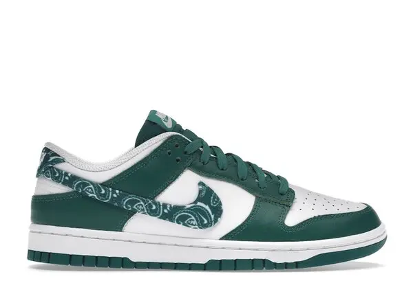 Nike Dunk Low Essential Paisley Pack - White/malachite