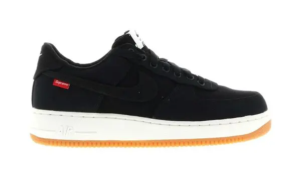 Nike Air Force 1 Low Supreme Sneakers - Black