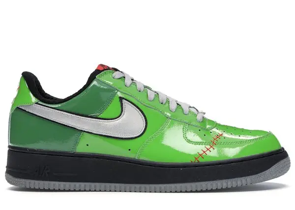 Nike Force 1 Low Sneakers - Green Bean/met Silver/grss