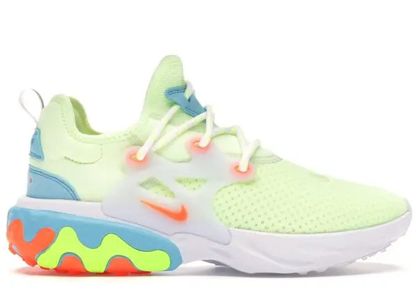 Nike React Presto - Barely Volt/hyper Crimson/blue Gaze