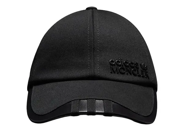 Moncler X Adidas Originals Gabardine Baseball Cap - Black