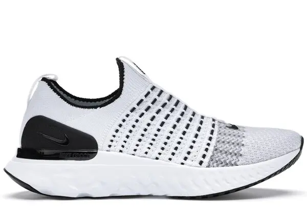 Nike React Phantom Run Flyknit 2 - White/black