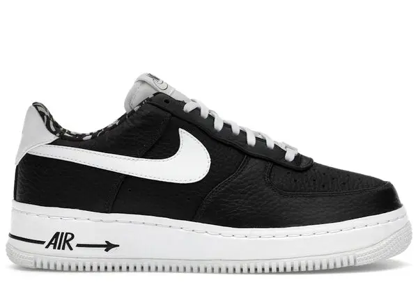 Nike Air Force 1 Low Top Sneakers - Black/white