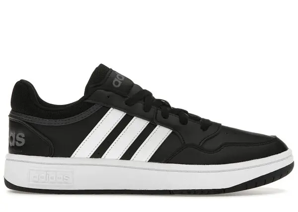 Adidas Hoops 3.0 Low Stripesin Sneakers - White/black