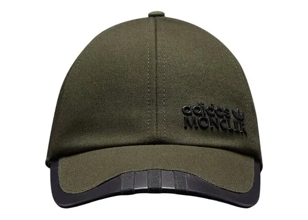 Moncler X Adidas Originals Gabardine Baseball Cap - Dark Green
