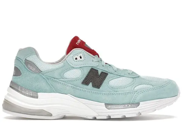 NEW BALANCE 992 Kith Kithmasin Sneakers - Teal/grey