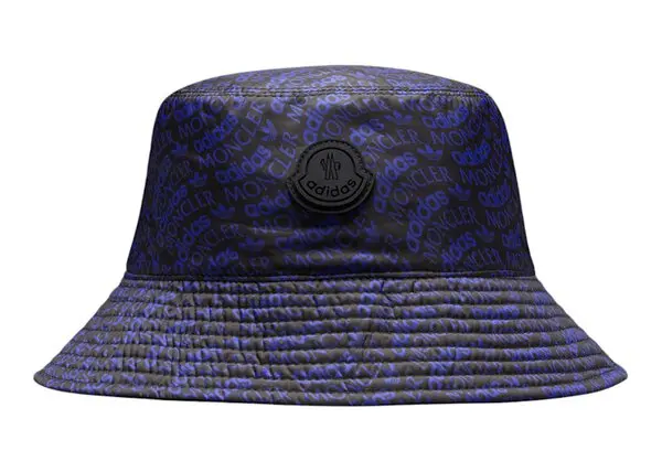 Moncler X Adidas Originals Bucket Hat - Black & Blue