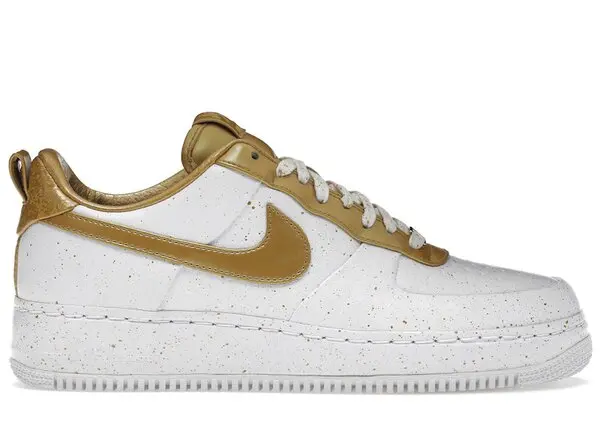 Nike Air Force 1 Low Supreme Sneakers - White/metallic Gold