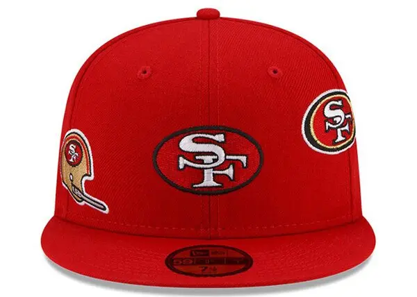 New Era Just Don San Francisco 49ers 59fifty Fitted Hat - Red