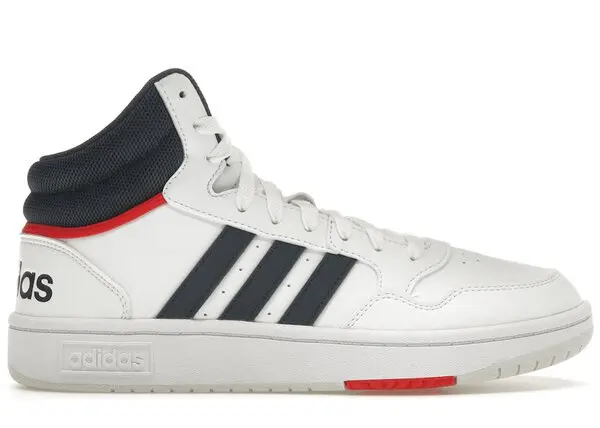 Adidas Hoops 3.0 Sneakers - Cloud White/legend Ink/vivid Red