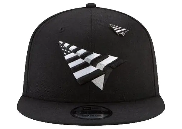 New Era X Paper Planes 9fifty Snapback Hat - Black/green