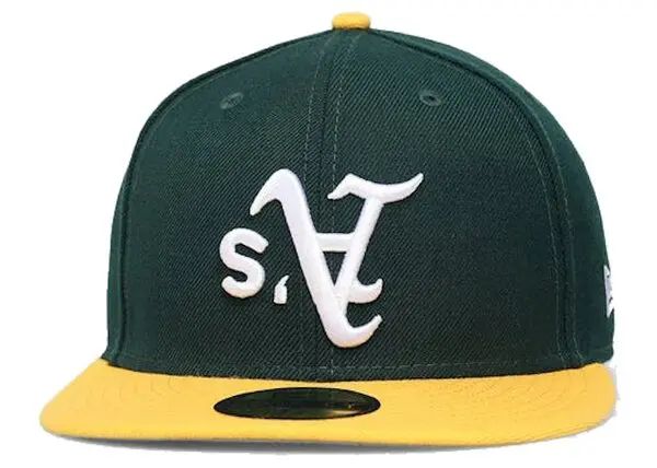 New Era Oakland Athletics 59fifty Fitted Hat - Dark Green