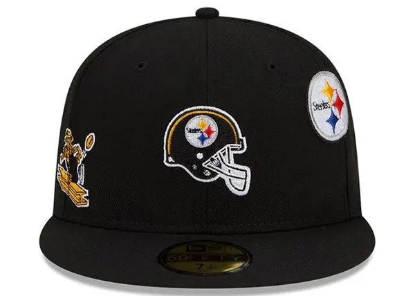 New Era Just Don Pittsburgh Steelers 59fifty Fitted Cap - Black