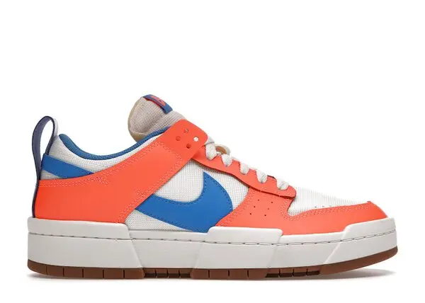 Nike Dunk Low Disrupt Supa Sneakers - Sail/light Blue/total Orange