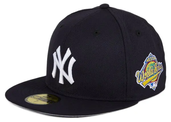 New Era New York Yankees 1996 World Series Patch 59fifty Fitted Hat - Navy Blue