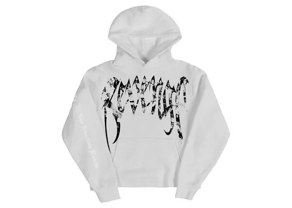 REVENGE Juicewrld Collage Hooded Sweatshirt - White