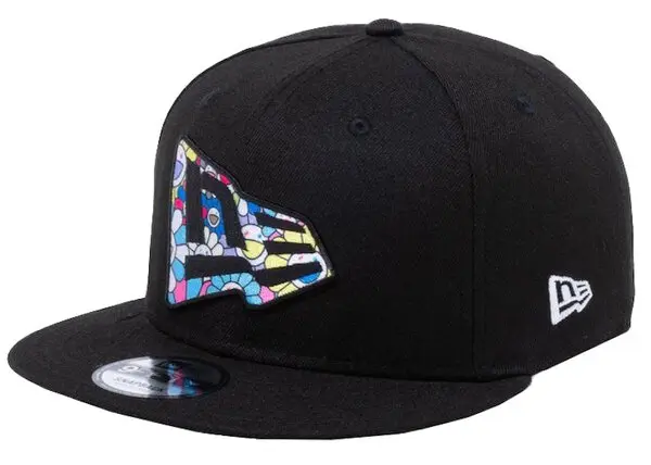 New Era X Takashi Murakami 9fifty Flag Cap - Black Rainbow