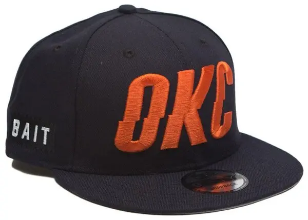 New Era X Bait Oklahoma City Thunder 9fifty Snapback Cap - Navy Blue
