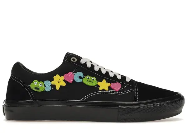 VANS Old Skool Frog Skateboards Sneakers - Black