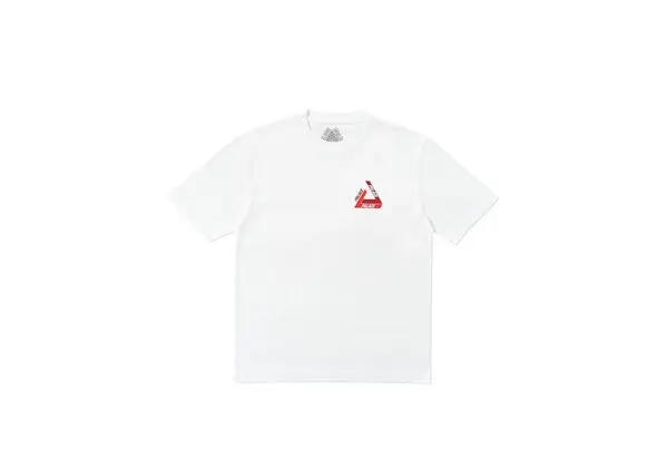 PALACE Trishadow T-shirt - White/red
