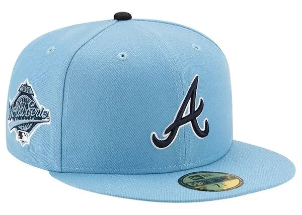 New Era Offset X Atlanta Braves 59fifty Fitted Cap - Blue