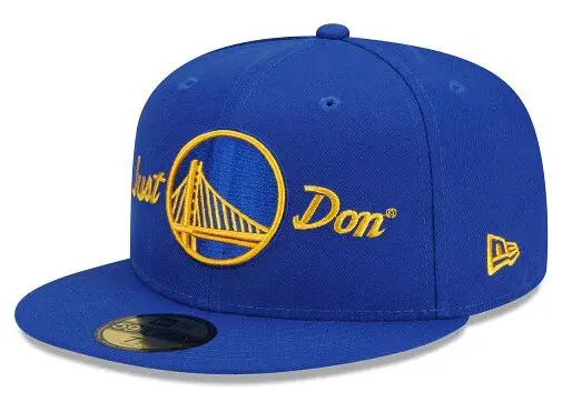 New Era X Just Don Golden State Warriors 59fifty Fitted Hat - Royal