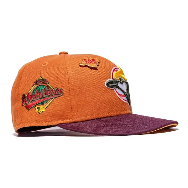 New Era Toronto Blue Jays 1993 World Series 59fifty Fitted Cap - Orange/yellow