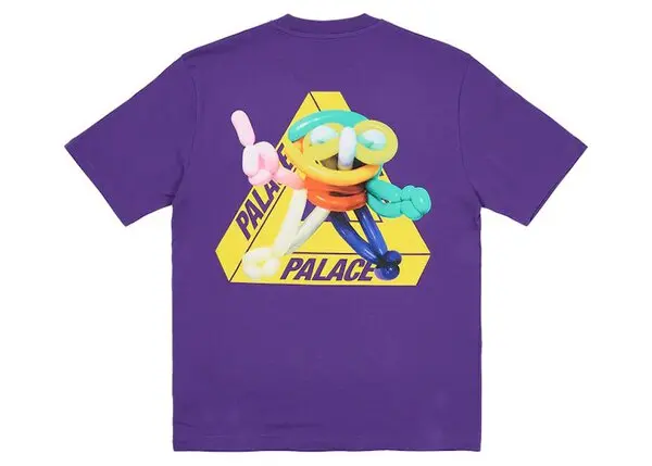 PALACE Tritwister T-shirt - Regal Purple